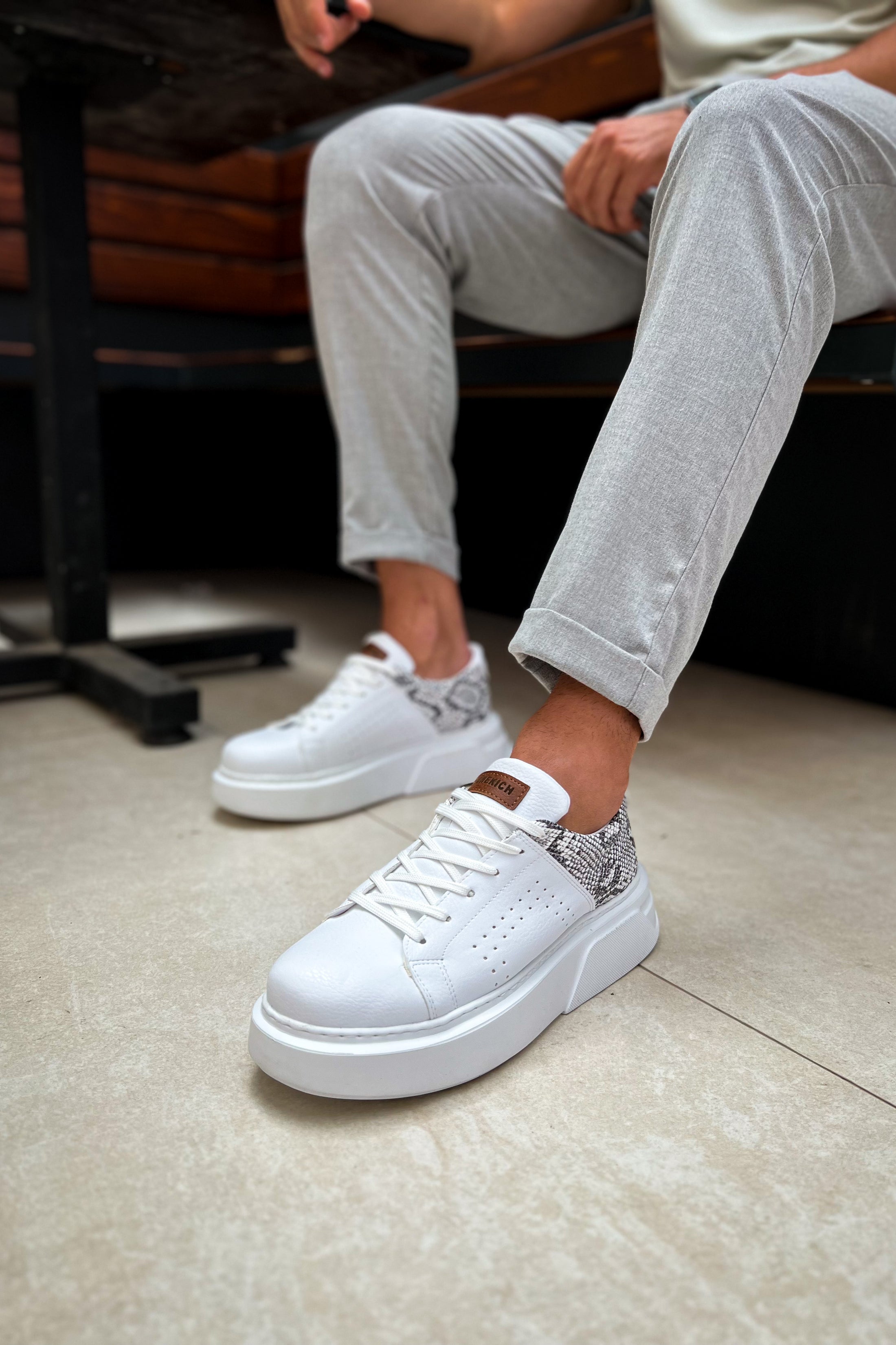 CH145 CBT Sauerbergg Men Sneaker White – chekich.com